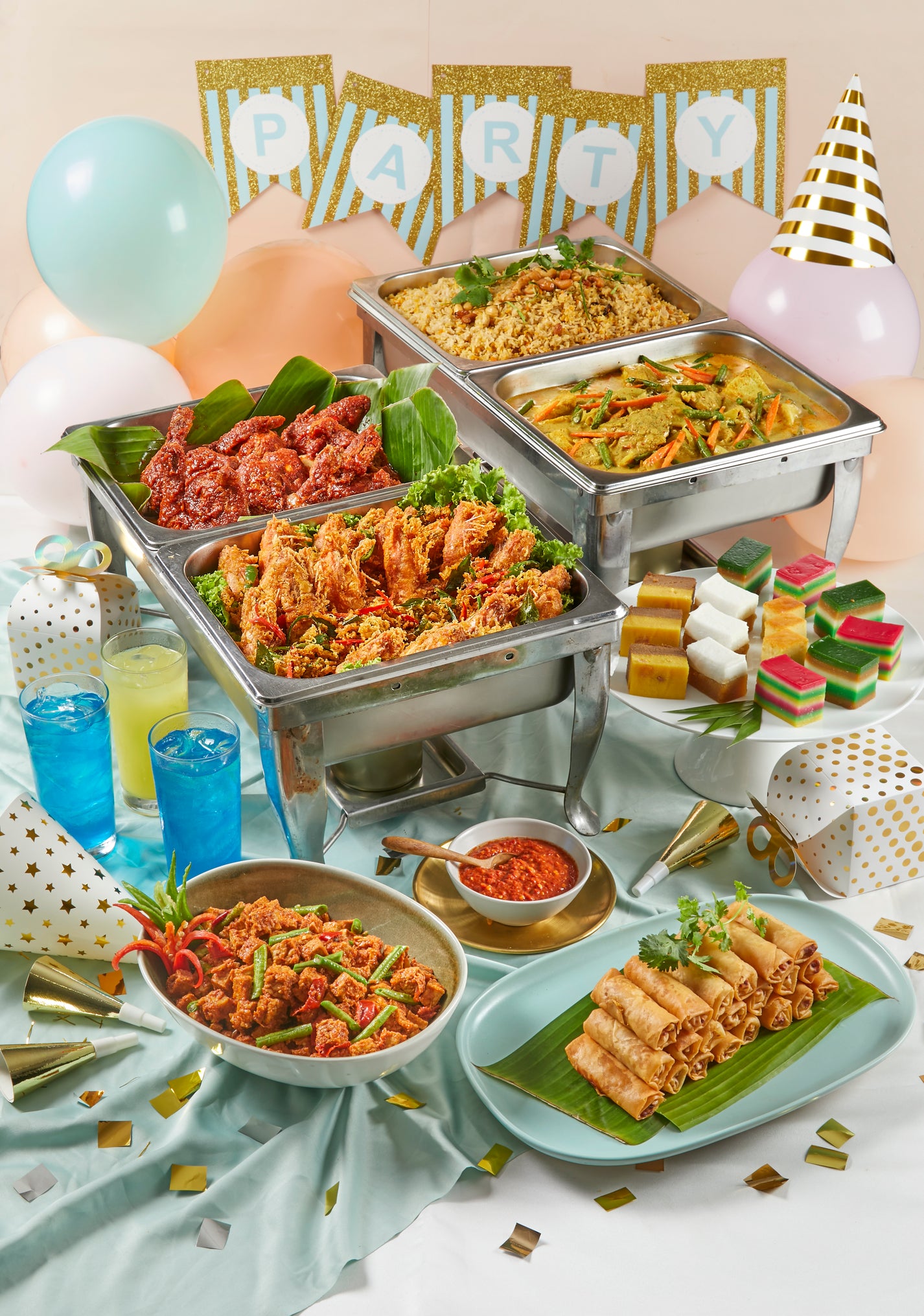 9 Course Buffet – Hjh Maimunah